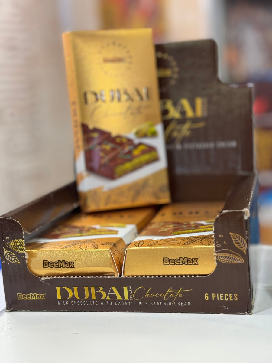 Beemax Dubai Chocolate Bar ( 6 Unit Bar ) – BeeMax