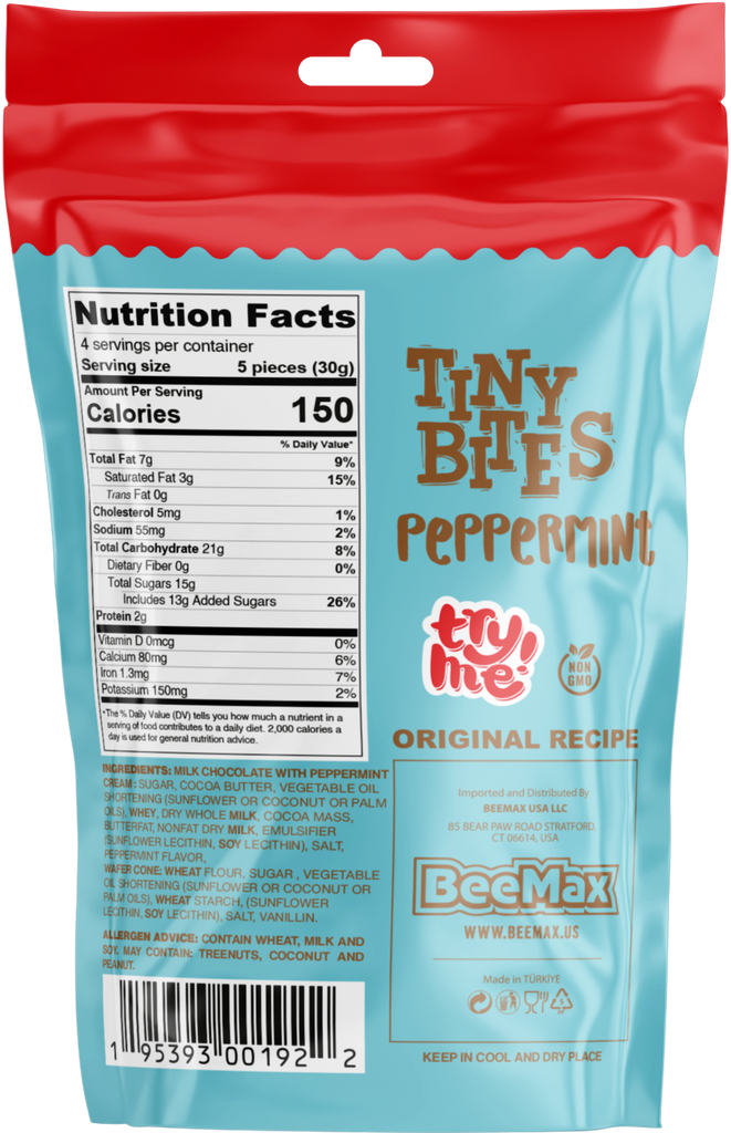 Tiny Bites Peppermint 4.24 oz – Beemax